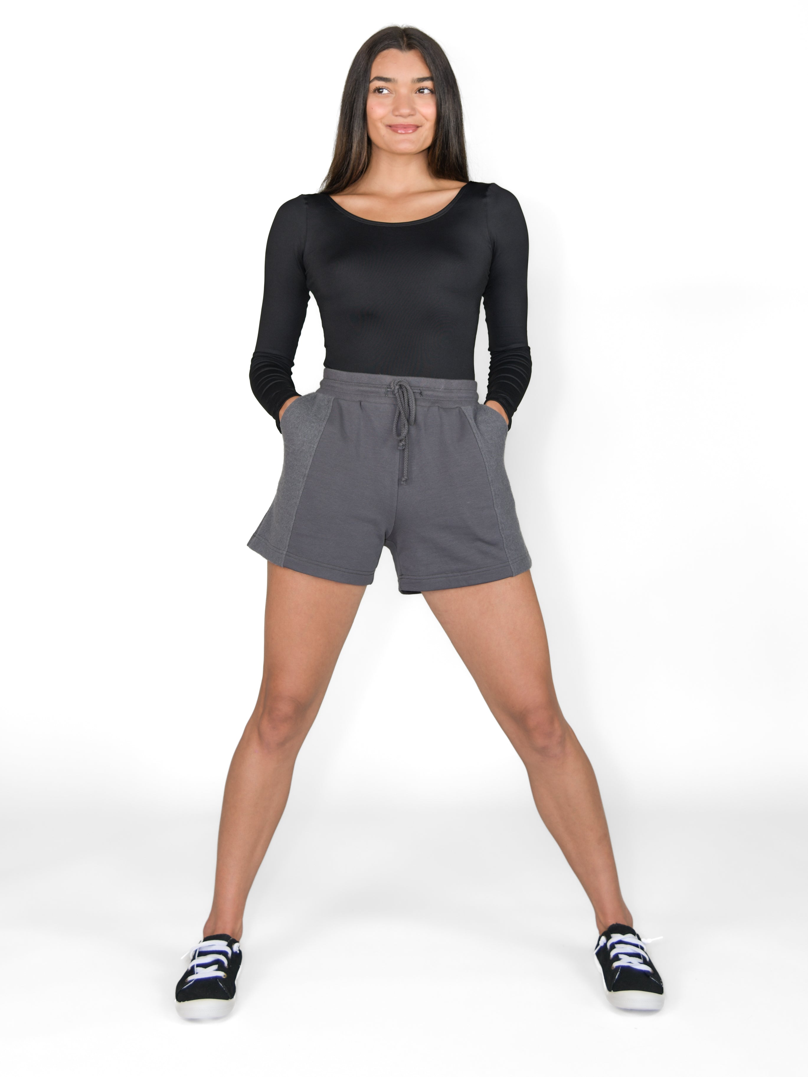 French Terry Side Contrast Shorts – Body Wrappers
